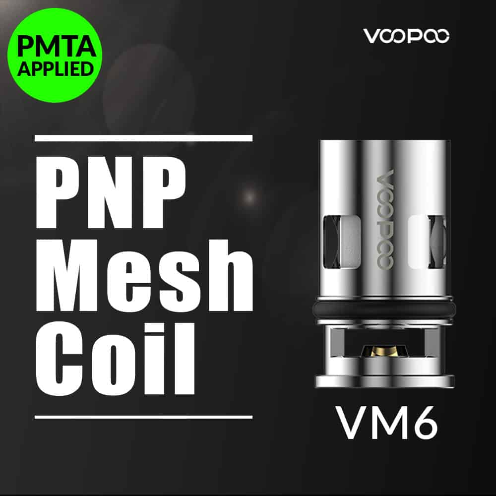 VooPoo PnP VM6 Coil 0.15 ohm- 5 For Only £11.45 - Fast&Free Delivery
